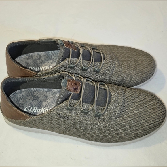 OluKai | Shoes | Olukai Mens Alapa Li Olive And Brown Sneakers | Poshmark